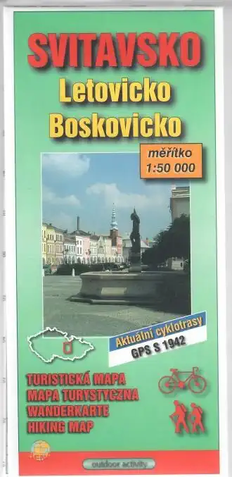 Svitavsko - Letovicko, Boskovicko - Turistická mapa | Stample - široká ...