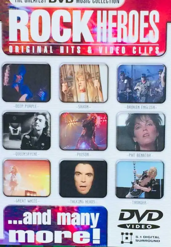 Rock Heroes - DVD /plast/ | Stample - široká nabídka levných DVD, CD ...